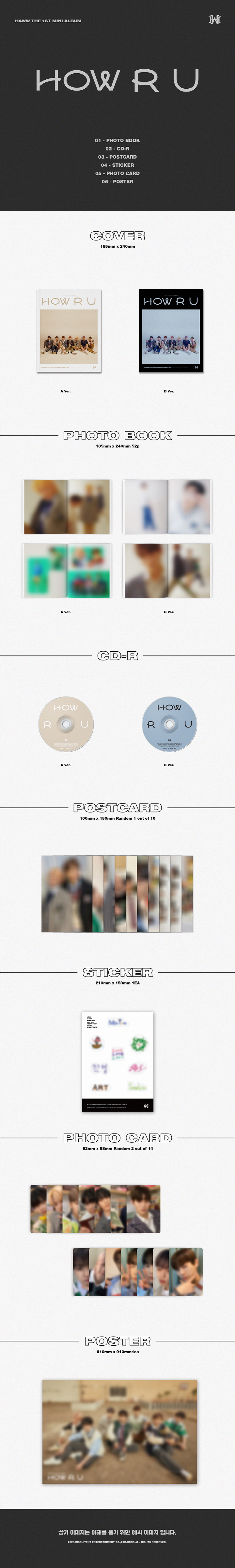 HAWW - How R You - Mini Album Vol.1 > TAIYOU